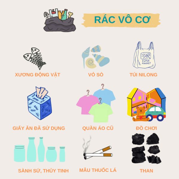 Rác vô cơ là gì? Tiêu chí phân biệt rác hữu cơ và rác vô cơ